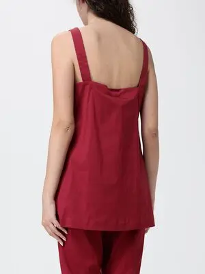 Max Mara Square Neck Tank - Red