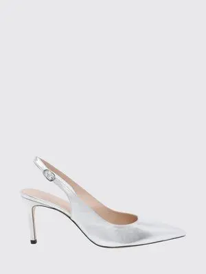 STUART WEITZMAN Slingback Pumps - Silver