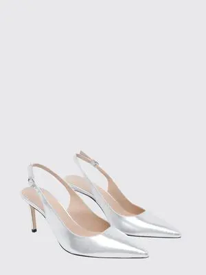STUART WEITZMAN Slingback Pumps - Silver