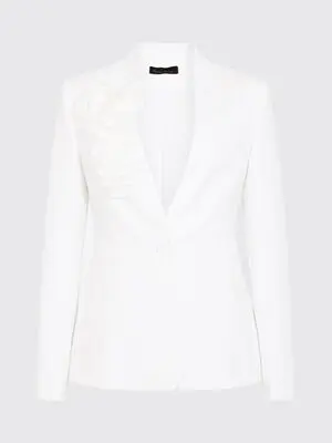 HANITA Tailored Blazer With Embellished Lapel