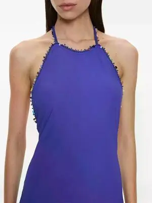 Christopher Esber Beach Quartz Halterneck Dress