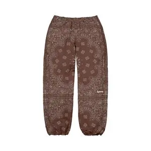 Supreme Reflective Bandana Track Pant - Brown