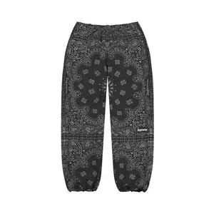Supreme Reflective Bandana Track Pant - Black