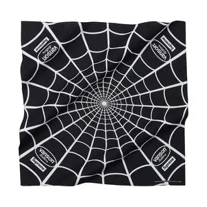 Supreme X Vanson Leathers Spider Web Bandana - Black