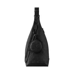 LOUIS VUITTON Duo Sling Bag In Monogram Shadow Calfskin Leather