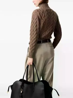 Stella McCartney Cable Knit Bobble Detail Sweater
