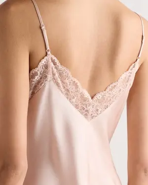 Quince Satin Lace Chemise