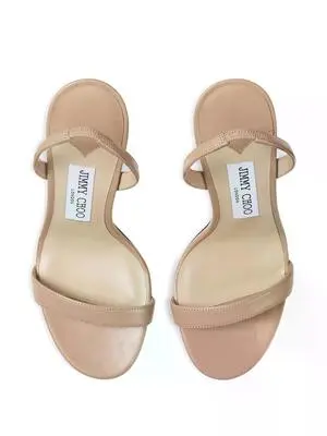 JIMMY CHOO Jenn 100 Strap Sandals - Neutrals