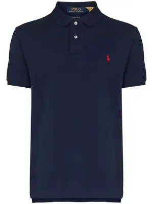 Polo Ralph Lauren Slim Fit Piqué Polo - Blue