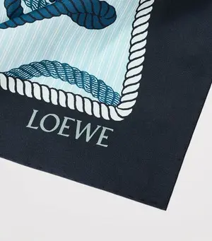 Loewe Silk Twill Scarf