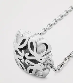 Loewe Sterling Bombé Anagram Necklace