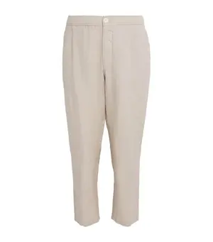 WAX LONDON Linen Kurt Chinos - Beige
