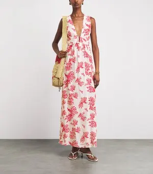 Heidi Klein Silk U-bar Maxi Dress