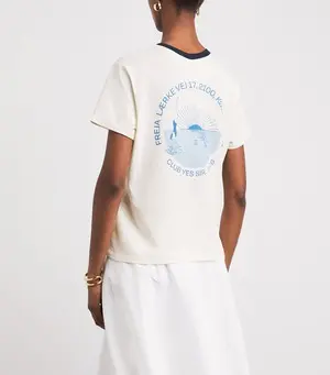 SIR. Cotton Embroidered Crewneck T-shirt