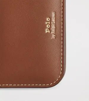 Polo Ralph Lauren Leather Flap Id Card Holder
