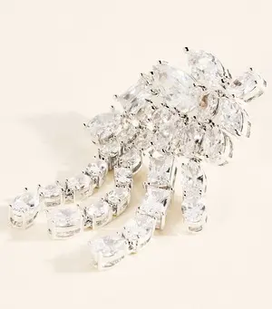 SELF-PORTRAIT Crystal Embellished Drop Earrings