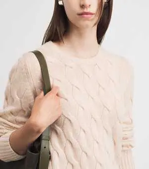 Johnstons Of Elgin Cashmere Cable Knit Sweater