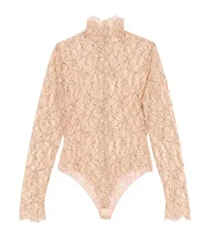 Valentino Garavani Lace Floral Bodysuit - Nude