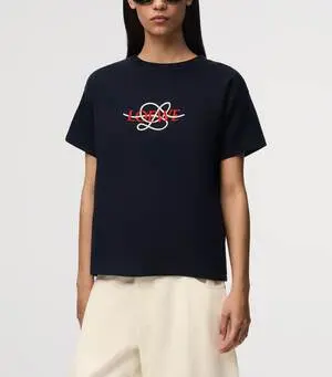 Loewe Embroidered Logo T-shirt