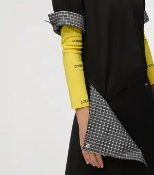 Loewe Cotton-silk Gabardine Midi Shirt Dress