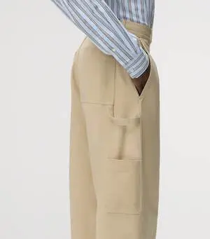 Loewe Straight-leg Cotton Twill Trousers