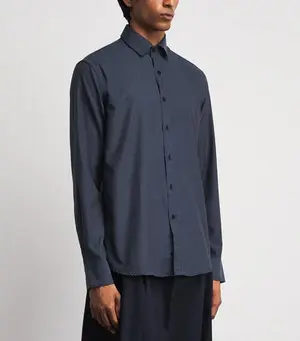 Canali Cotton Herringbone Shirt