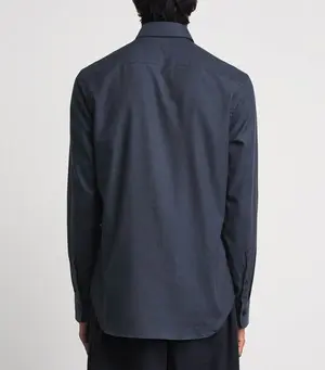 Canali Cotton Herringbone Shirt