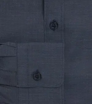 Canali Cotton Herringbone Shirt