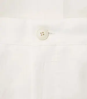Canali Straight-fit Linen-silk Blend Suit Trousers