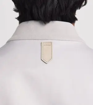 Canali Linen-silk Reversible Zip-up Gilet