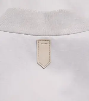Canali Linen-silk Reversible Zip-up Gilet