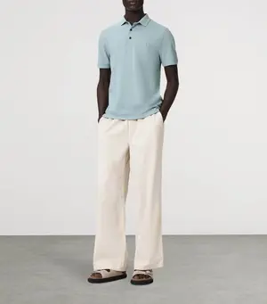 ALLSAINTS Organic Cotton Reform Polo Shirt