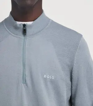 BOSS Momentum Lite Zip Neck Sweatshirt