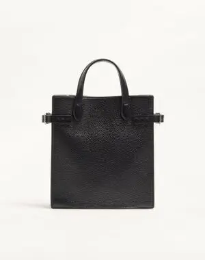 Valentino Garavani Small Grained Leather Shopping Bag