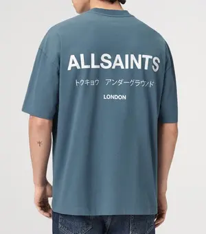 ALLSAINTS Organic Cotton Underground T-shirt - Blue
