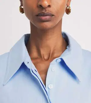 EMILIA WICKSTEAD Denim Jody Midi Dress - Blue