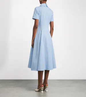 EMILIA WICKSTEAD Denim Jody Midi Dress - Blue