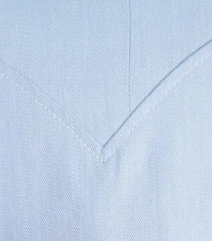 EMILIA WICKSTEAD Denim Jody Midi Dress - Blue