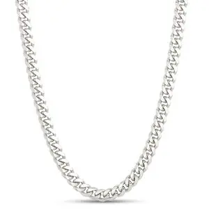 Toscano Classic Cuban Link Necklace In Sterling Silver - Ss