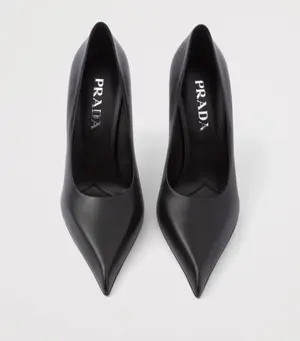 Prada Leather Pointed Toe Stiletto Pumps