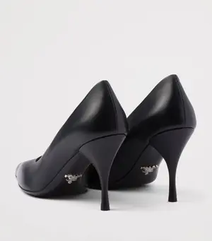 Prada Leather Pointed Toe Stiletto Pumps