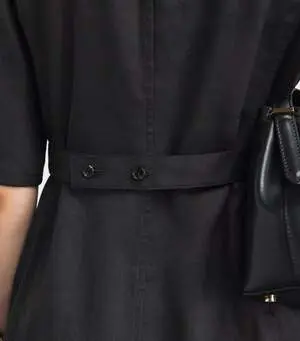 Theory Linen Blend Blazer With Belted Detail
