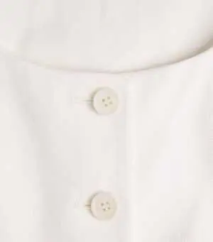 Theory Linen-blend Mini Dress