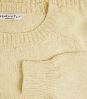 Johnstons Of Elgin Pure Lambswool Crew Neck Sweater