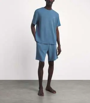 BOSS Rib-knit Logo Shorts
