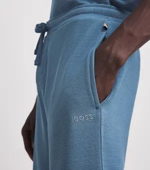 BOSS Rib-knit Logo Shorts