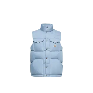 Moncler Ervional Denim Down Vest