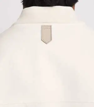 Canali Linen-silk Bomber Jacket