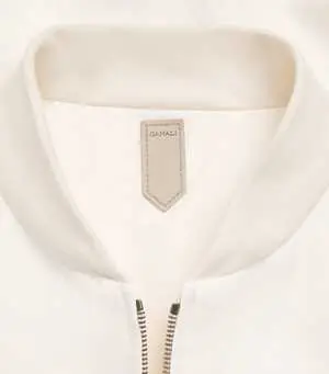 Canali Linen-silk Bomber Jacket