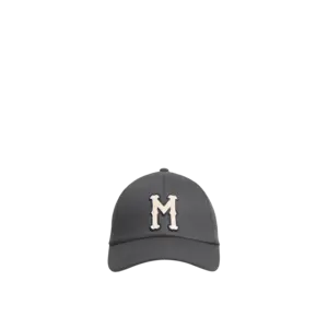 Moncler Cotton Gabardine Baseball Cap - Grey